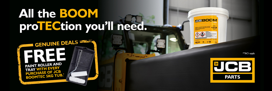 Free Paint Roller and Tray with each JCB BoomTec purchased – T.C ...